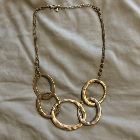 JV Boutique | Jewelry | Gold Circle Statement Necklace | Poshmark